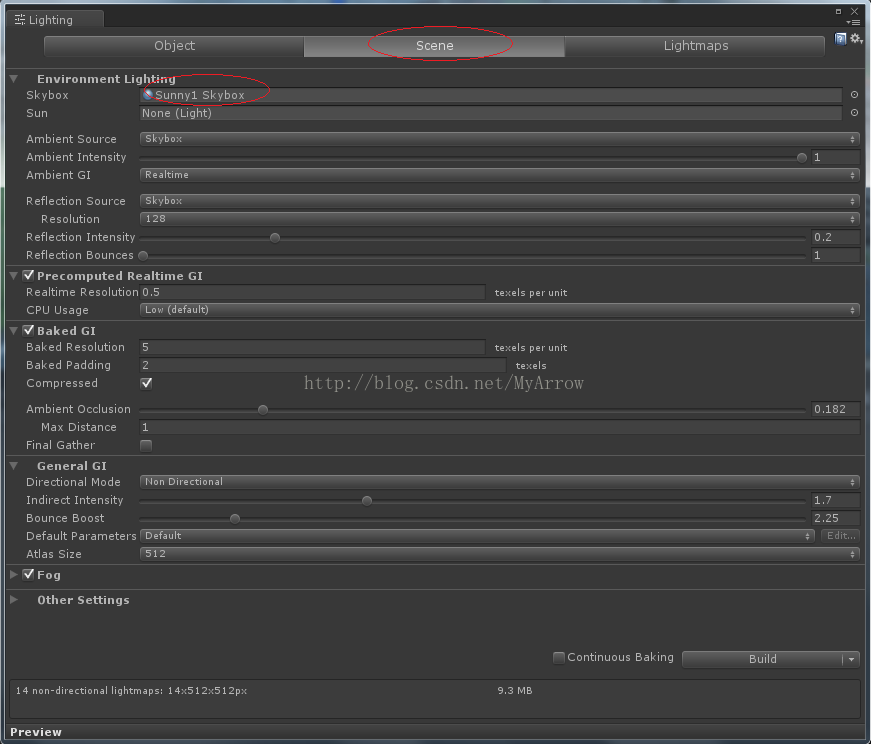 天空盒(CubeMap) · Unity Lear Note